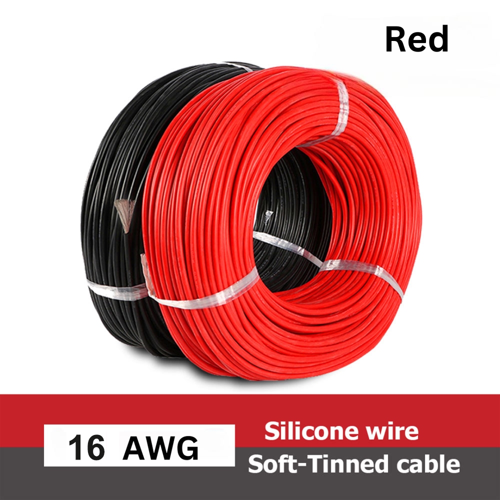 Jual Kabel AWG Silicone Extra Soft Temperature Resistant Wire 1M 16 AWG | Shopee Indonesia