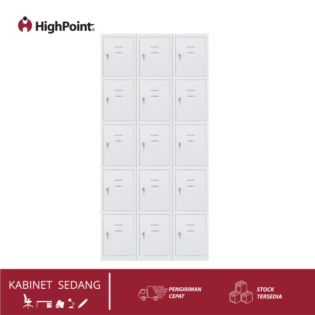 Jual HighPoint Granada Locker Besi / Loker Besi 15 Pintu / Loker ...