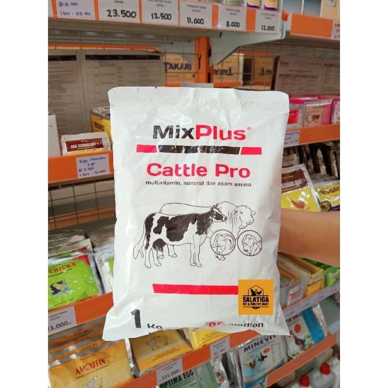 Jual Mix Plus Cattle Pro 1kg Medion premix penggemuk hewan sapi kambing ...