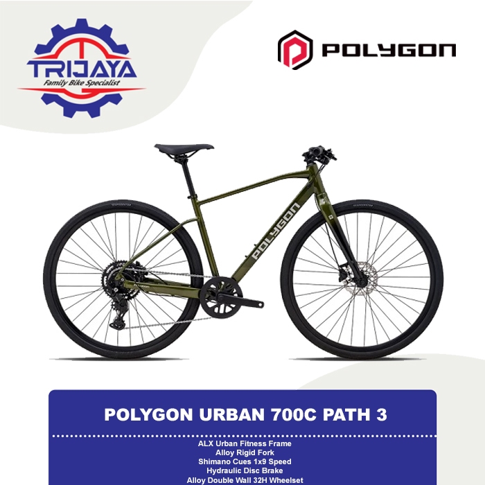 Jual Polygon Path 3 [700C] Sepeda Urban Commuter Bike | Shopee Indonesia
