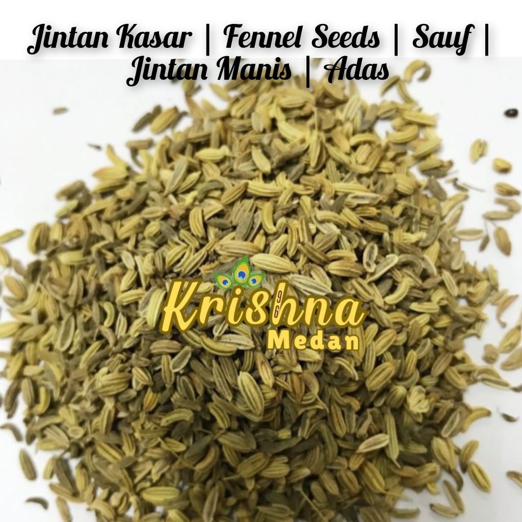 Jual Jintan Kasar Biji | Fennel Seeds | Sauf | Adas Manis | Jintan ...