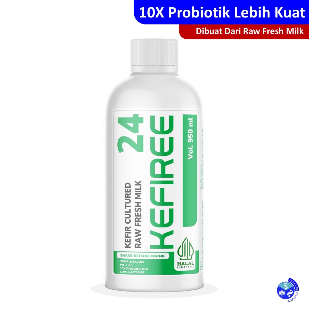Jual Kefiree Kefir Susu | Raw Milk Fermentasi 24 Jam | Organic ...