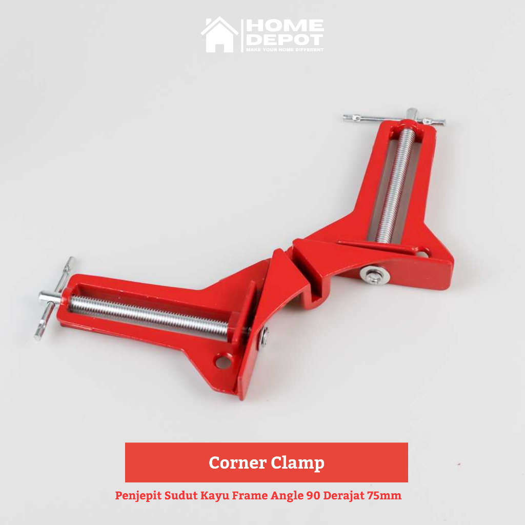 Jual Corner Clamp Penjepit Sudut Kayu Frame Angle 90 Derajat 75mm ...