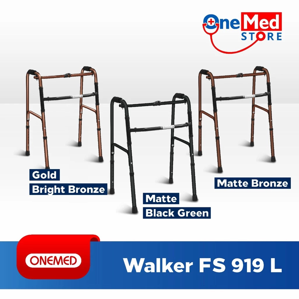Jual Walker Alat Bantu Jalan Juara Walker Lipat Lansia Onemed FS 913 ...
