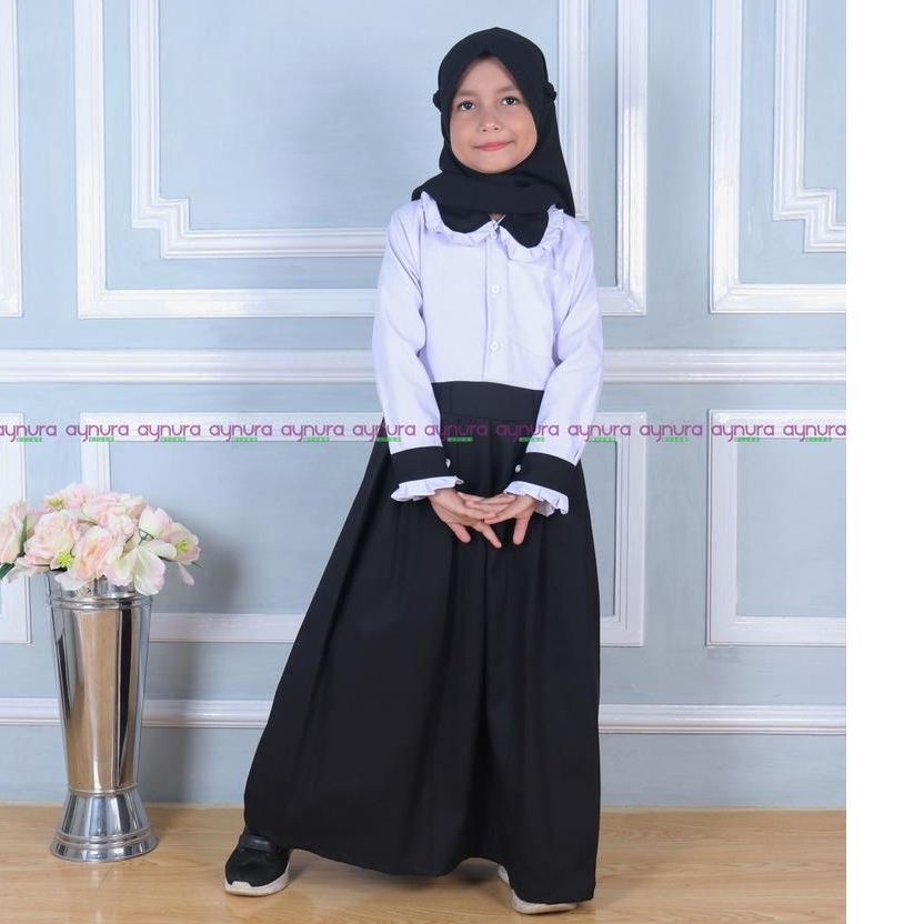 Jual GAMIS ANAK SEKOLAH SD SIMPEL / SERAGAM SEKOLAH HITAM PUTIH MERAH ...