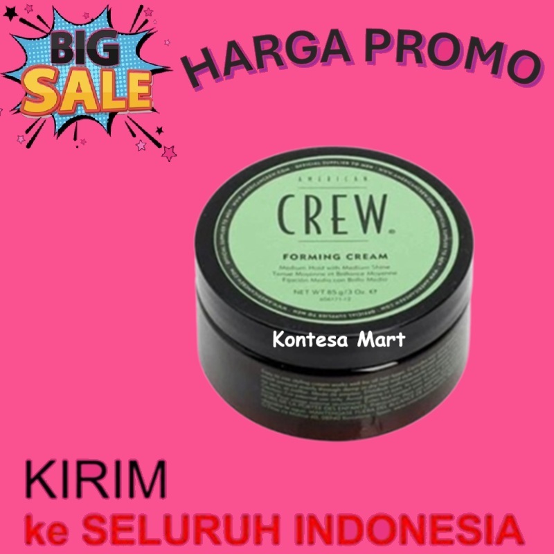 Jual American Crew Forming Cream Pomade Penata Perapi Rambut Tebal ...