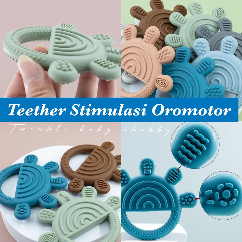 Jual MAINAN GIGITAN BAYI BALITA TEETHER ANAK STIMULASI OROMOTOR ORAL ...