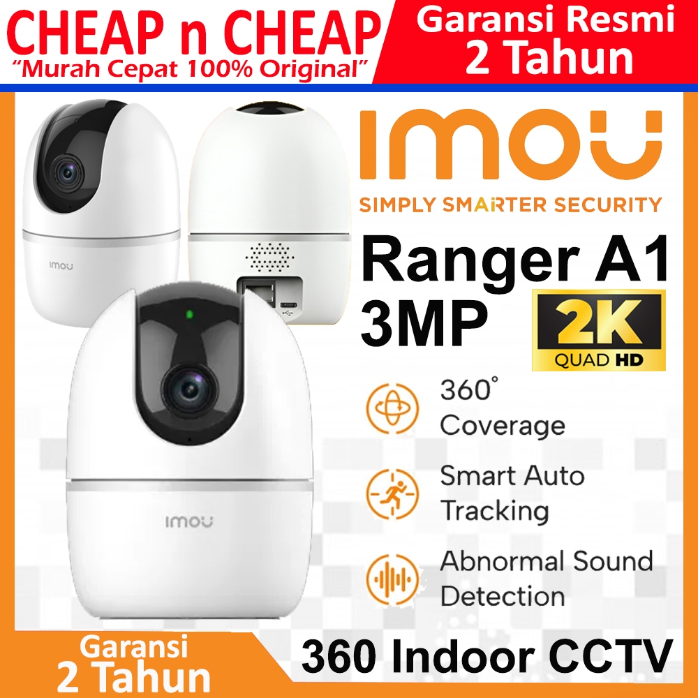 Jual Imou Ranger A1 3MP 2K Rotate 360 Indoor - Wifi Wireless Camera CCTV Smart IP Cam 360 ...