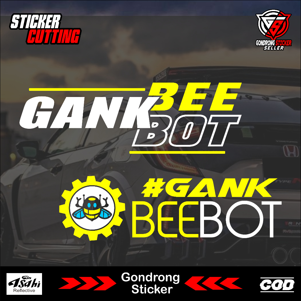 Jual Sticker Cutting Gank BeeBot - Stiker #Gank BeeBot | Shopee Indonesia
