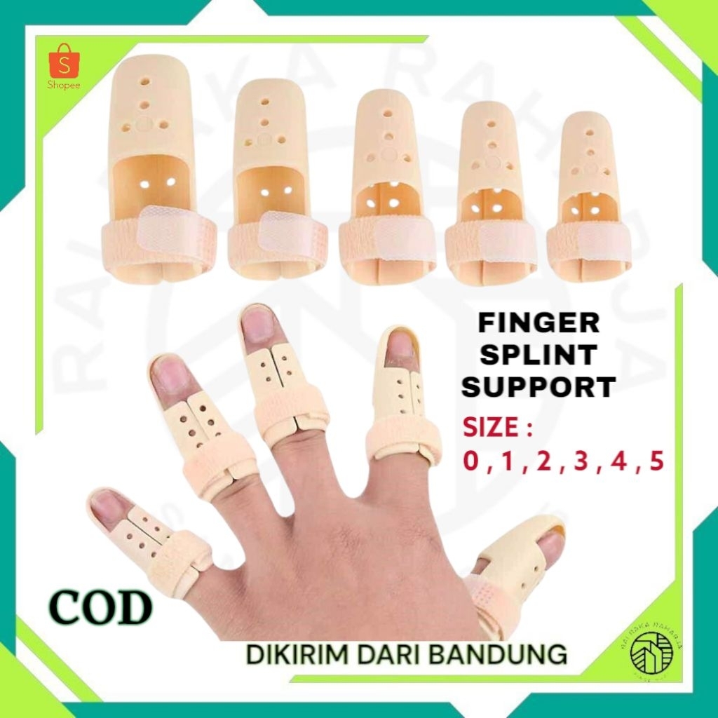 Jual Finger Splint Penyangga Jari Patah Fracture Tendon Mallet Trigger ...