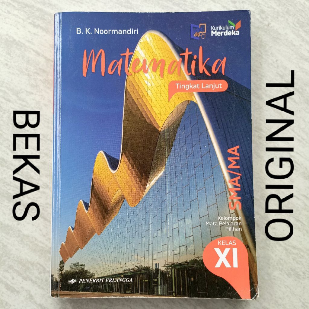 Jual Buku MTK Matematika Tingkat Lanjut Kelas 11 XI 2 II SMA MA Penerbit Erlangga Kurikulum ...