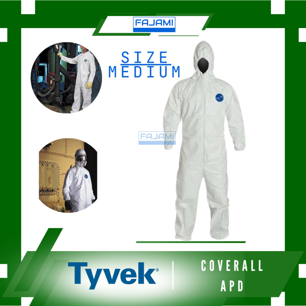 Jual Baju Hazmat APD Tyvek Dupont 400 - Coverall Pakaian Pelingdung ...