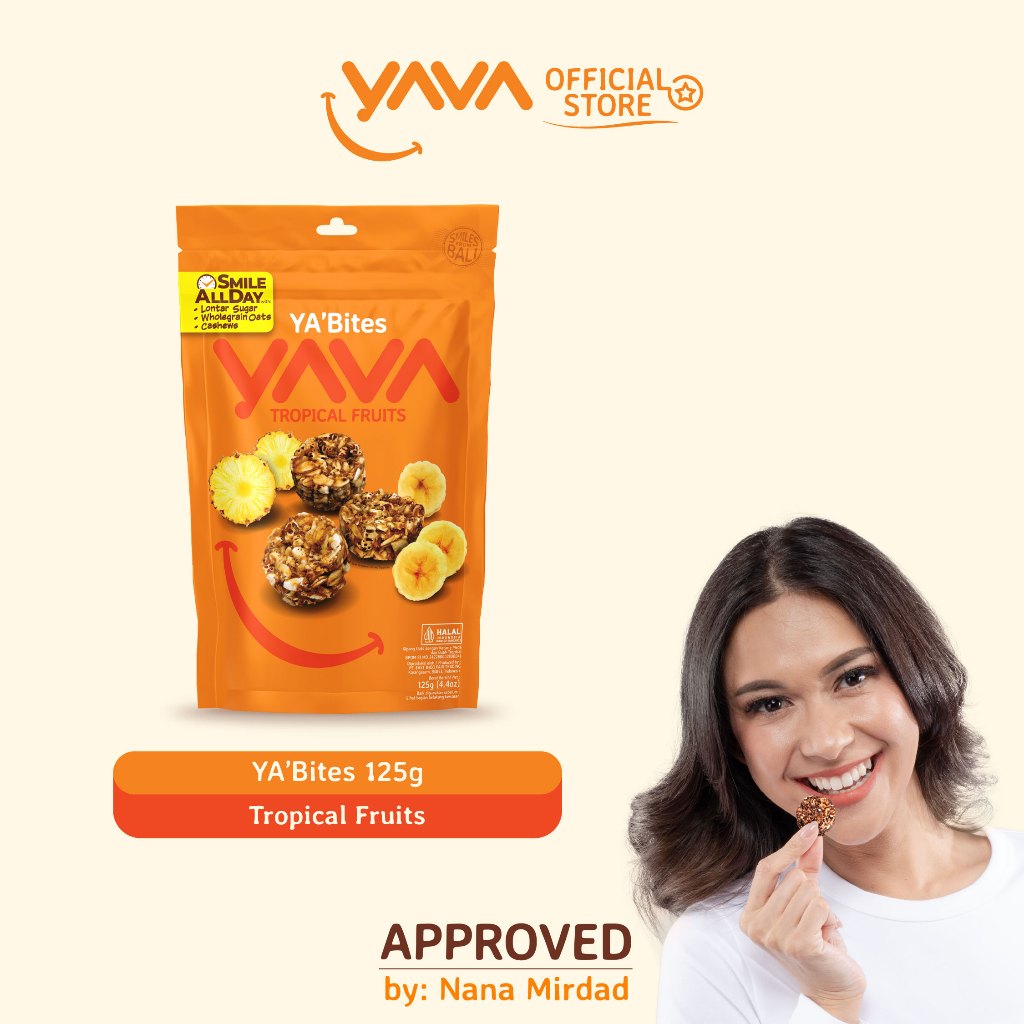 Jual YAVA YA'Bites Tropical Fruits 125g | Shopee Indonesia