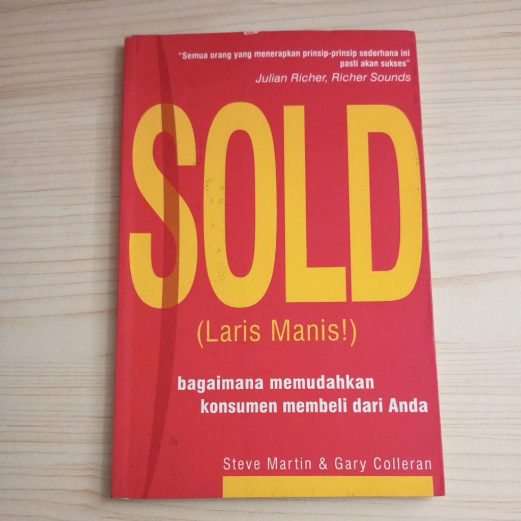 Jual BUKU SOLD LARIS MANIS OLEH STEVE MARTIN DAN GARY COLLERAN | Shopee ...