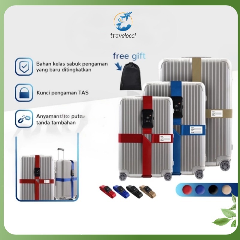 Jual 'ready ' Travelocal Tali Koper Silang GandaDengan/BELT CROSS LOCK ...