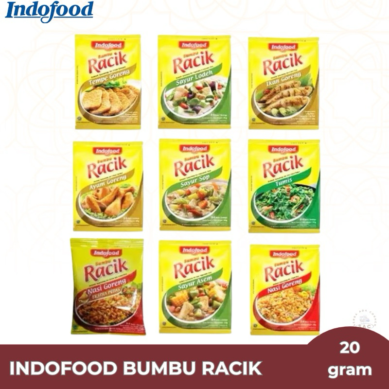 Jual Indofood Bumbu Racik kemasan 26 gram | Shopee Indonesia