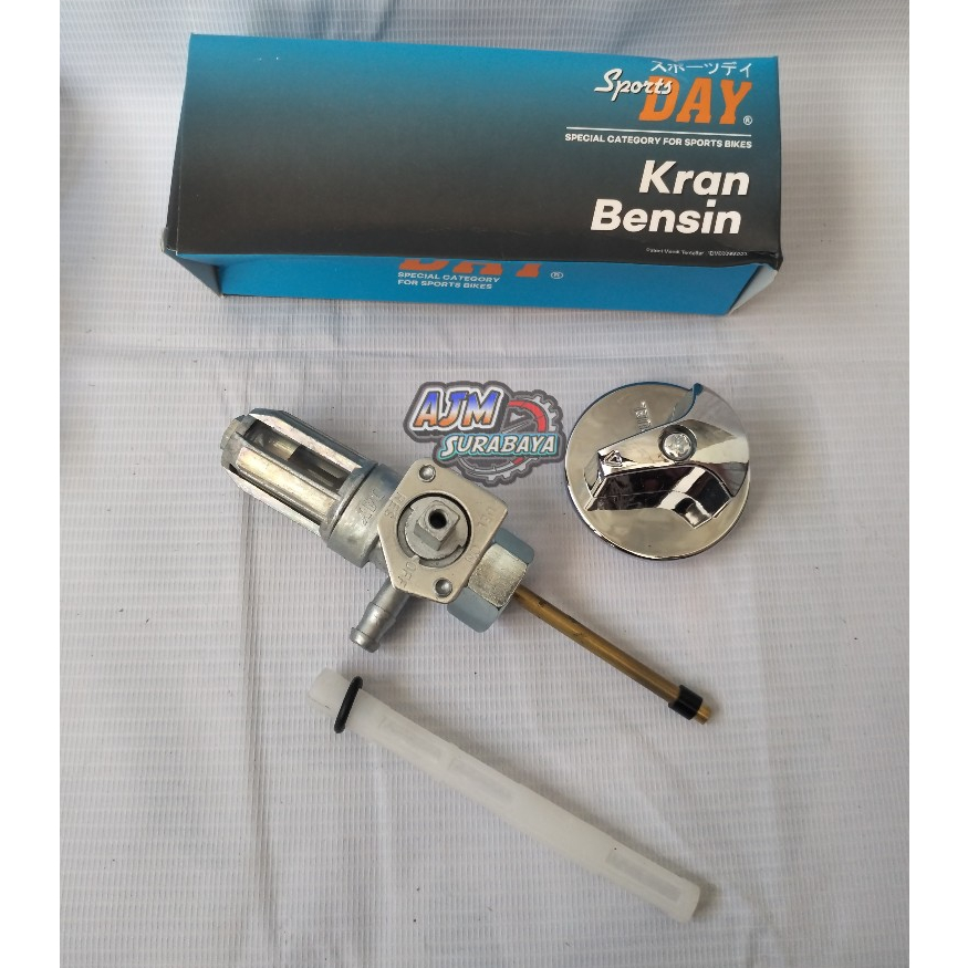 Jual KRAN BENSIN FUEL COCK MODEL AQUARIUM TIREV TIGER REVO MOS PNP TANGKI CB GL (dg adaptor) DLL ...