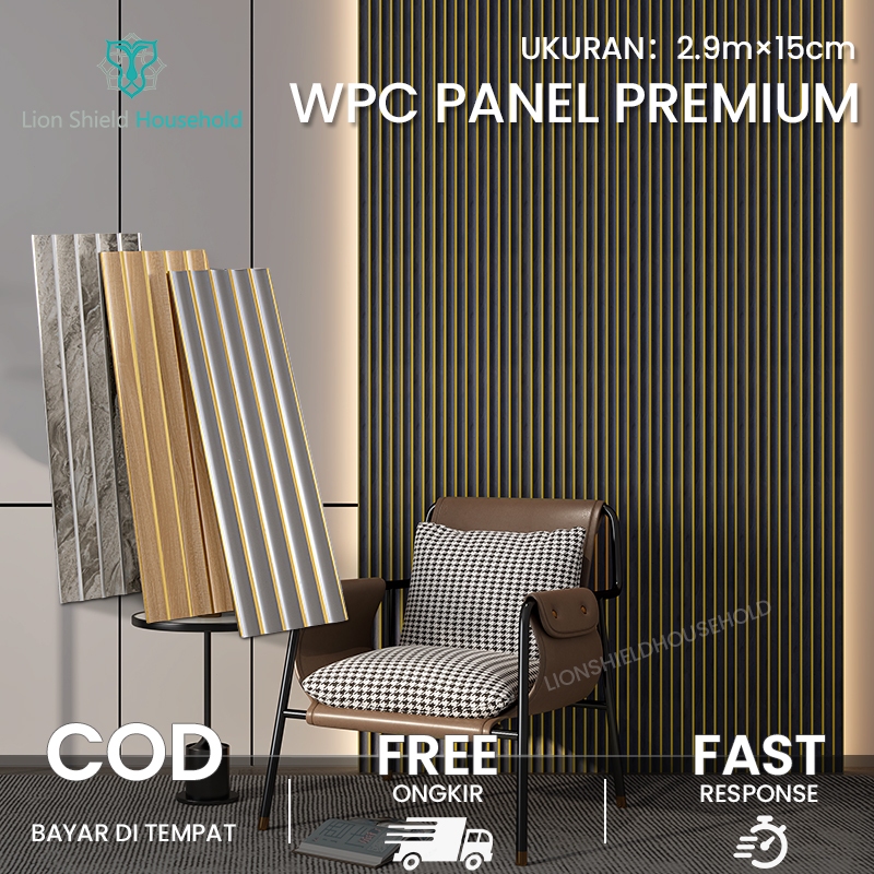 Jual 2.9Meter 150x15mm Wall Panel Wood Panel PVC Motif List Kayu Elegan ...