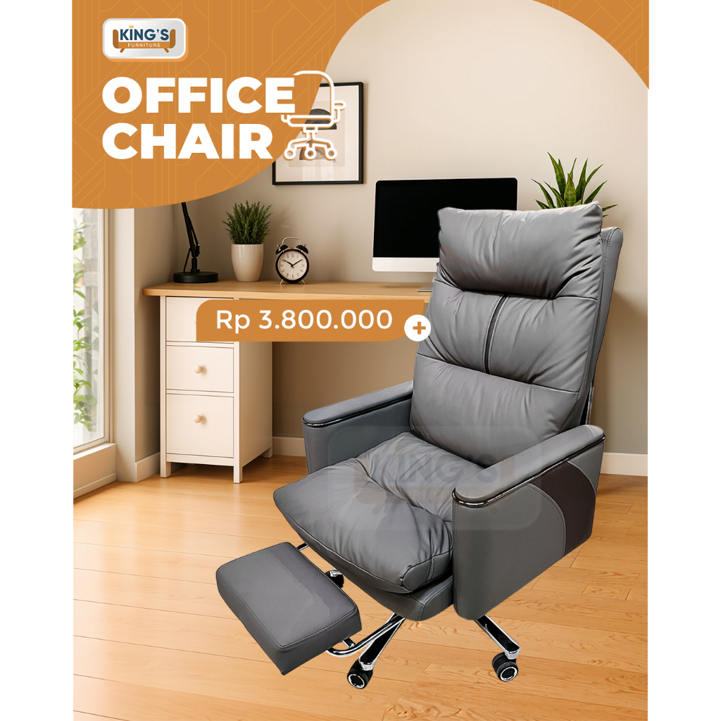 Jual KURSI KERJA||KURSI KANTOR|| KURSI COZY | Shopee Indonesia