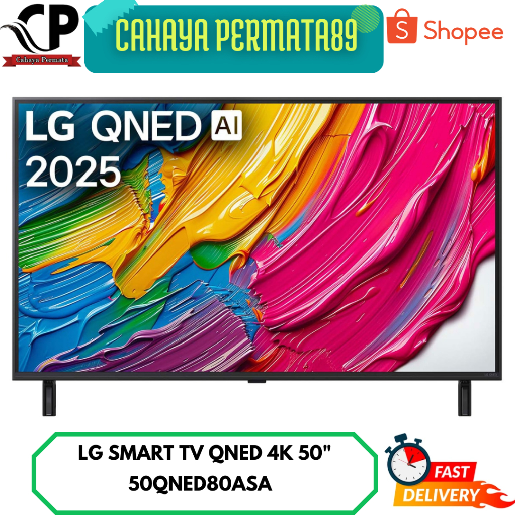 Jual LG 50QNED80ASA SMART TV QNED LG 4K AI QNED80 50 INCH NEW SERIES ...