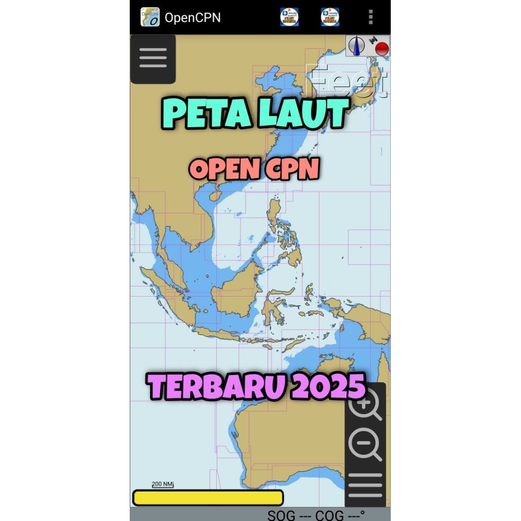 Jual PETA LAUT OPEN CPN TERBARU 2025 UNTUK HP ANDROID | Shopee Indonesia