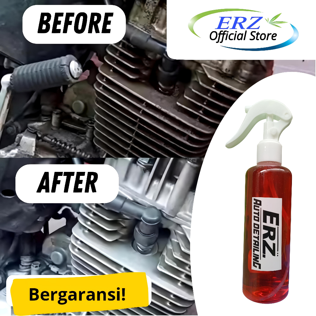 Jual ERZ AUTO DETAILING Cairan Pembersih Kerak Mesin motor mobil Pembersih oli kotoran Membandel ...