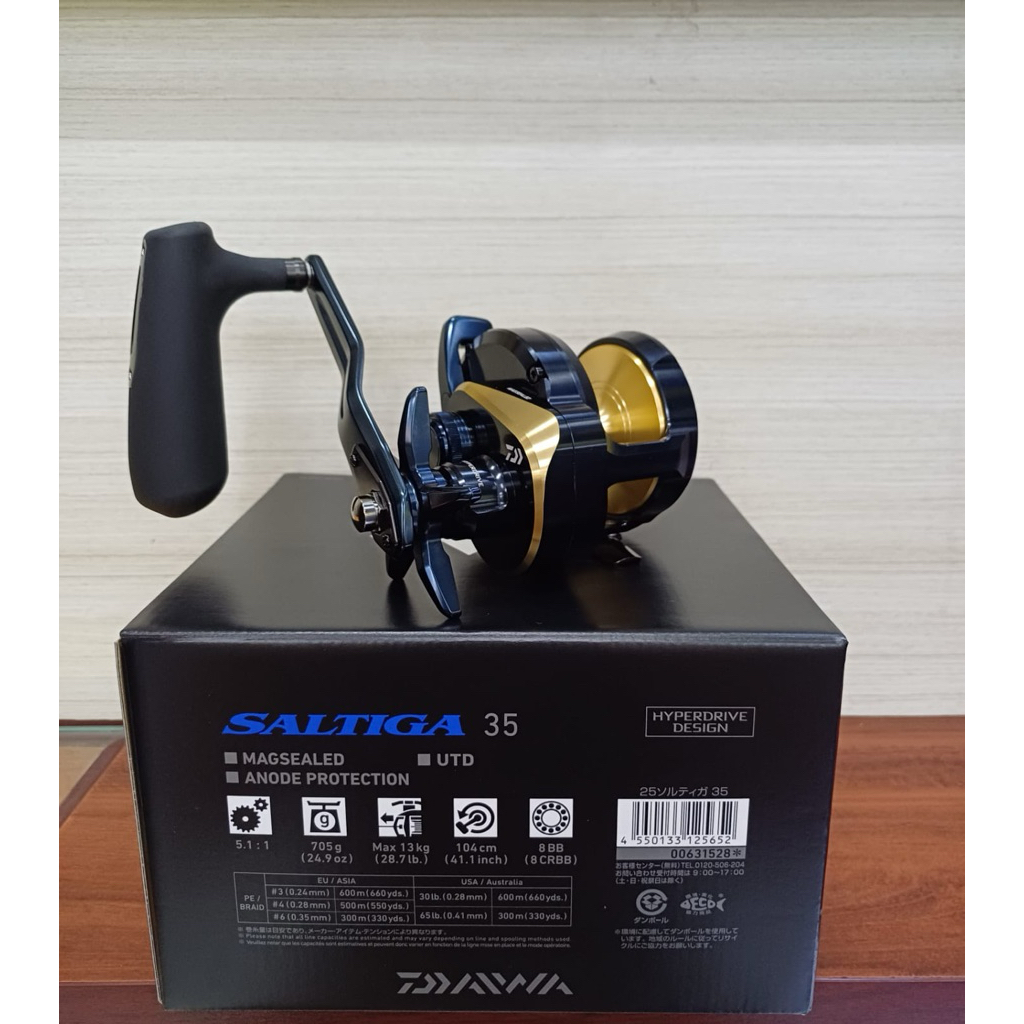 Jual Reel OH Daiwa Saltiga 35 New 2025 Made In Japan | Shopee Indonesia