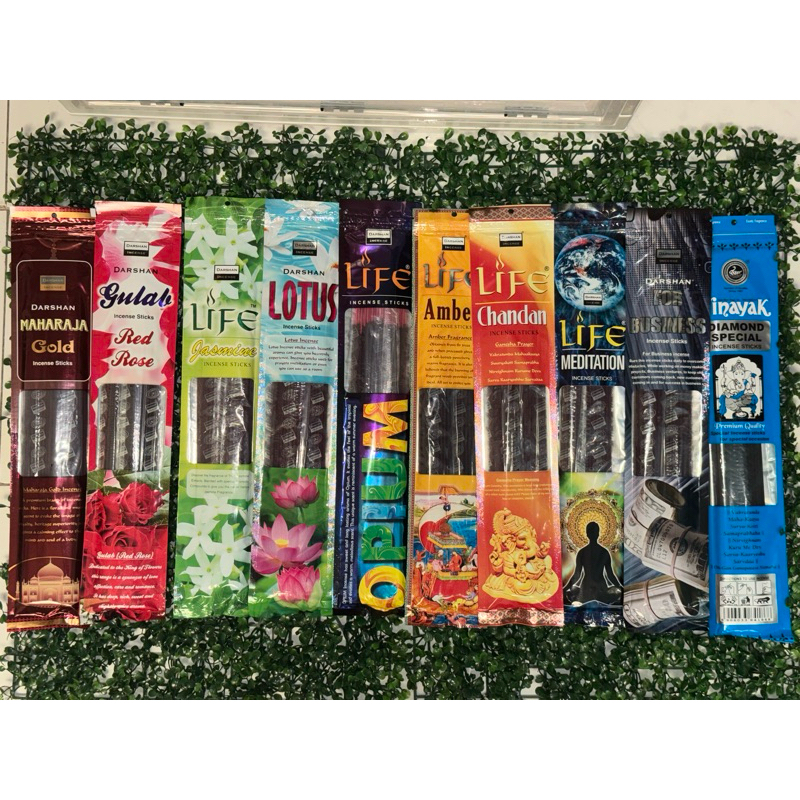 Jual Dupa Hio India Life Darshan Red Bathi Panjang isi 50 batang | Dupa ...