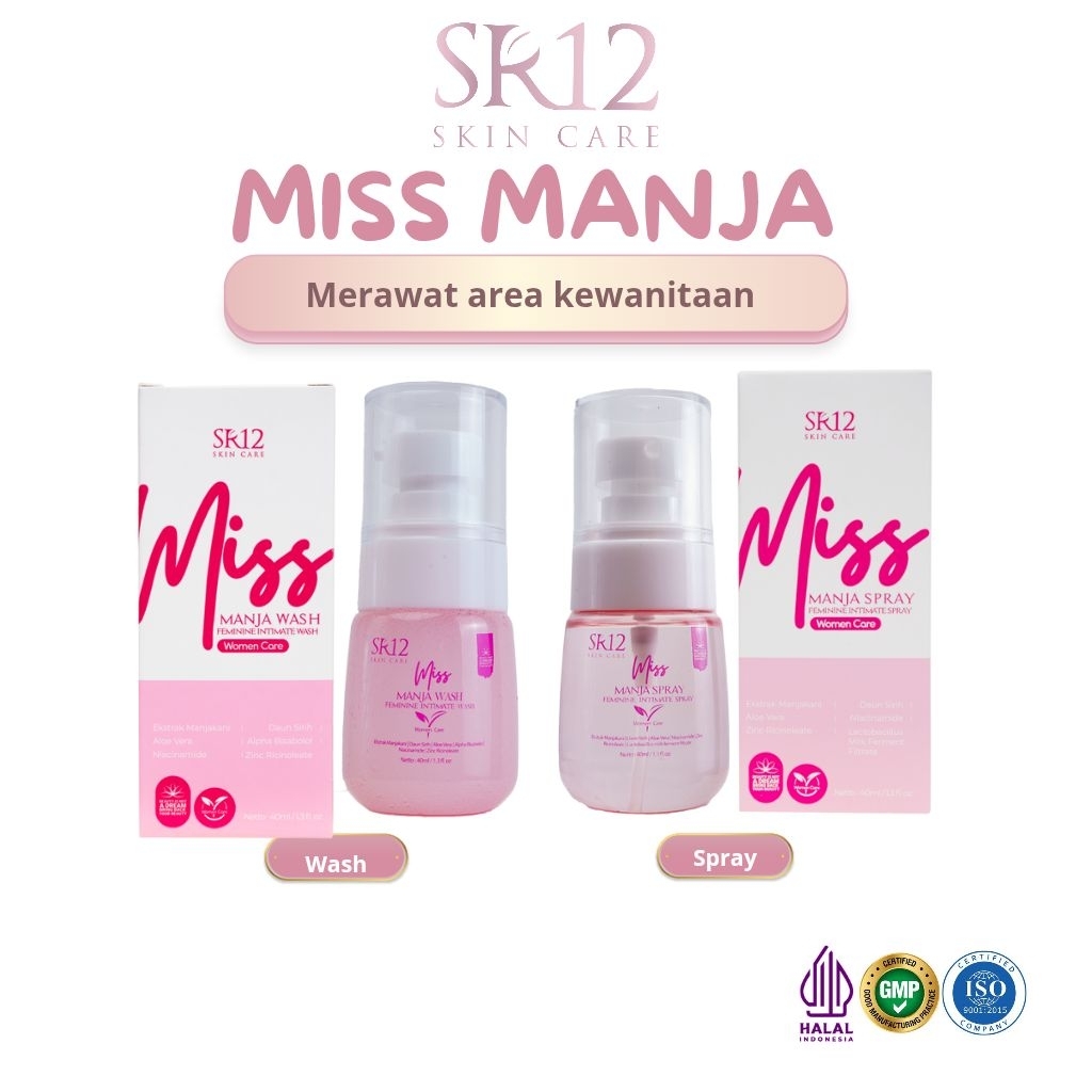 Jual MISS MANJA WASH & SPRAY SR12 / Feminime Care / Intimate Spray ...