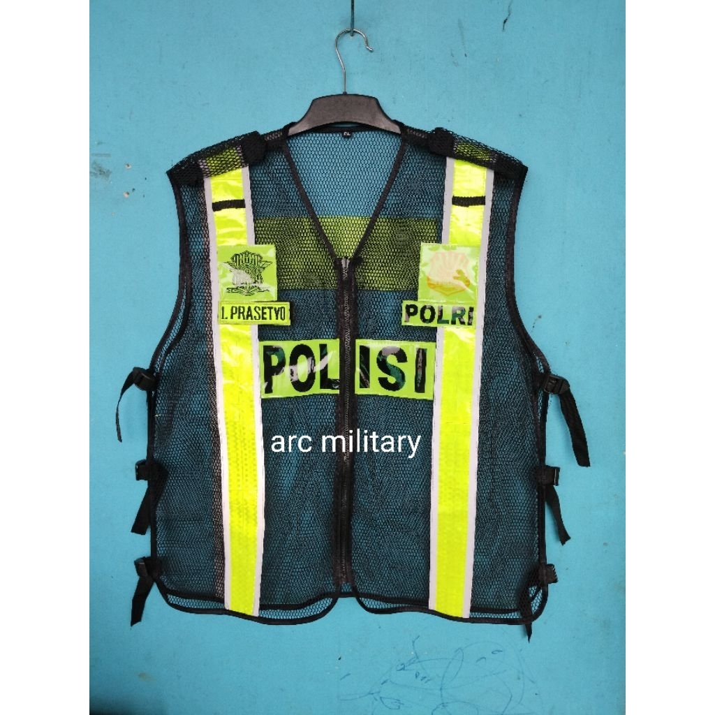 Jual Rompi polisi jala karet tebal/Rompi terbaru/ Rompi polantas ...