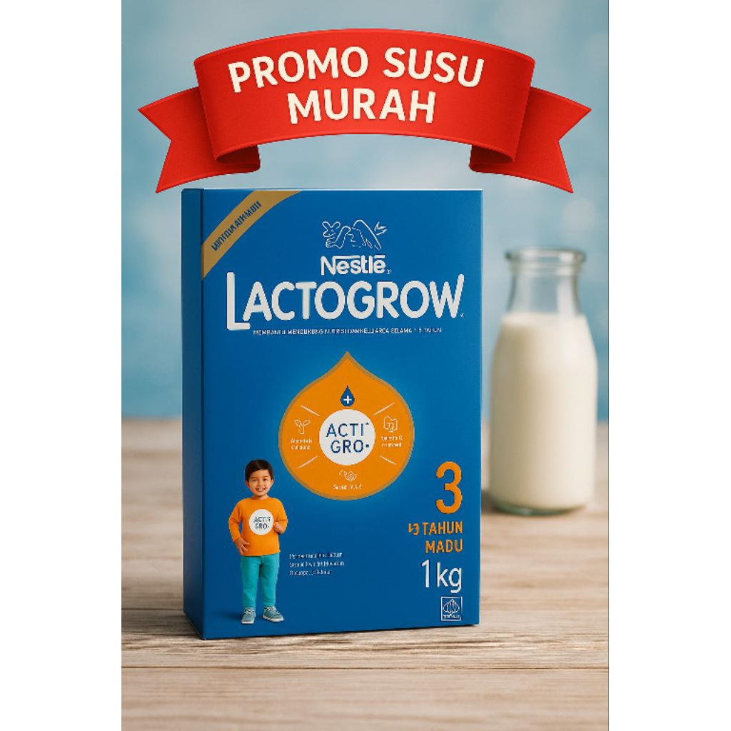 Jual Susu Lactogrow 3 735g & 1 Kg | Shopee Indonesia