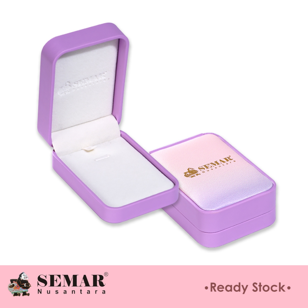Jual Kotak Perhiasan Square Soft Lilac Gradient Jewelry Box Semar ...