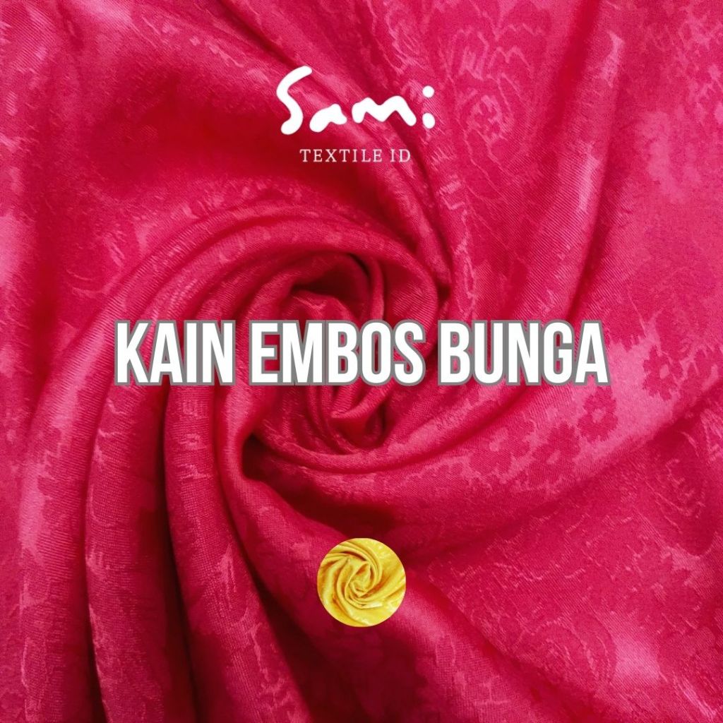 Jual Kain Embos Bunga Gamis Dress Tunik Kebaya Modern Elegan Motif ...