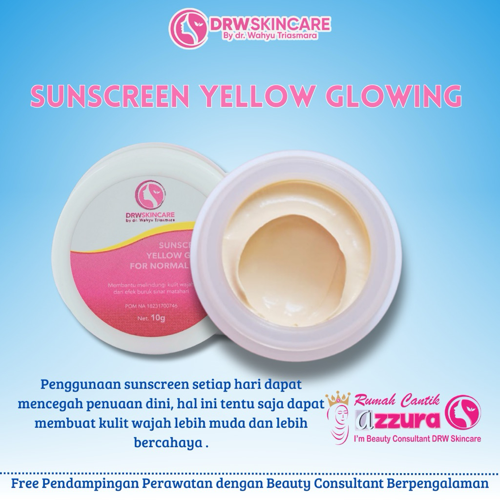 Jual Sunscreen/Sunblok Yellow Glowing Drw Skincare | Shopee Indonesia