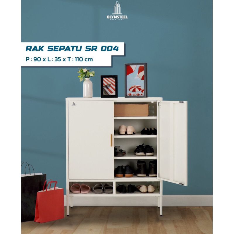 Jual RAK SEPATU BESI OLYMSTEEL / OLYMSTEEL SR 004 RAK SEPATU BESI | Shopee Indonesia