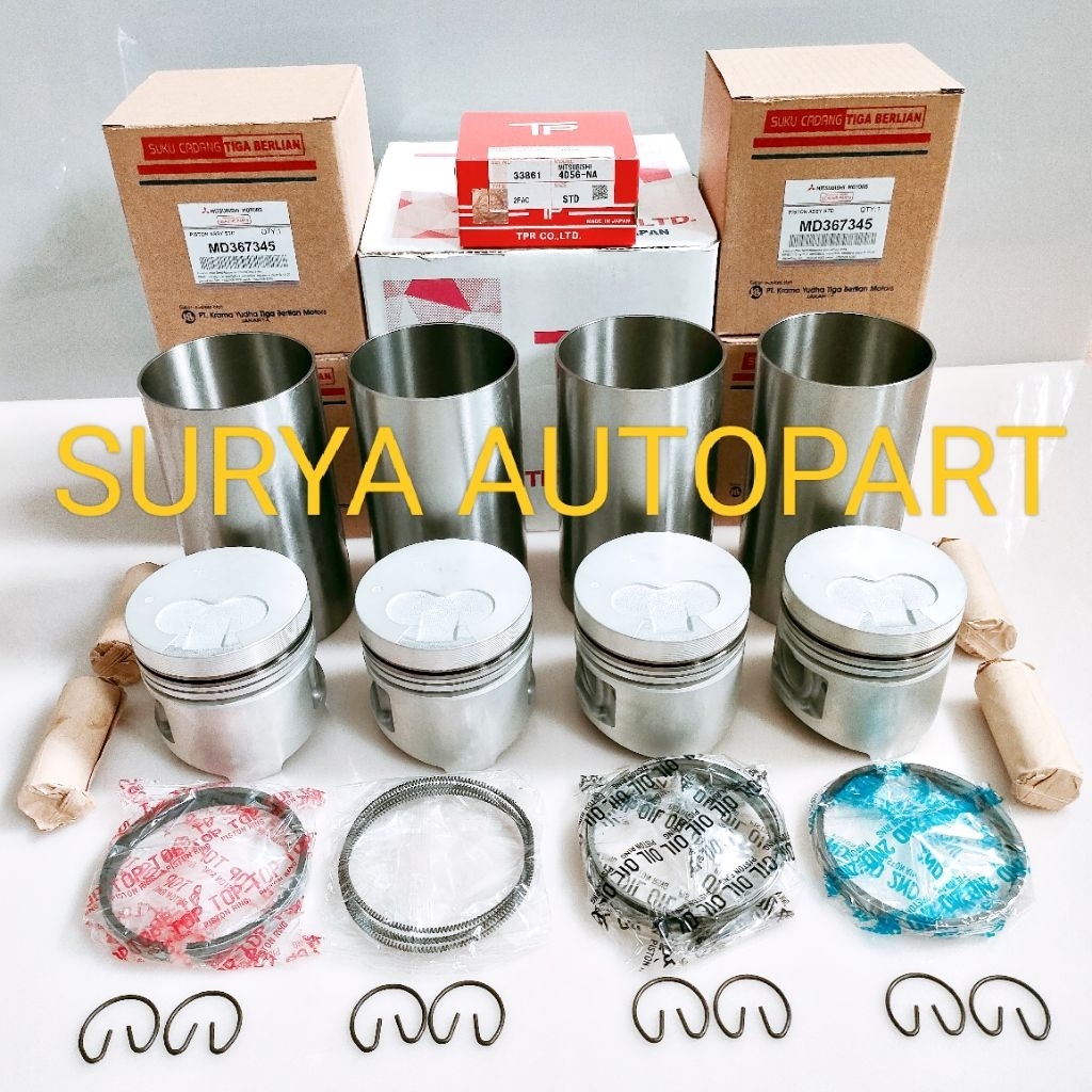 Jual BORING KIT PAKET TURUN MESIN MITSUBISHI L300 DIESEL 4D56 | Shopee ...