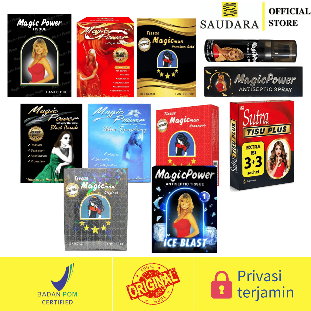Jual Magic Power Tissue, Magic Man Tissue, Sutra Tisu Plus, Magic Power ...