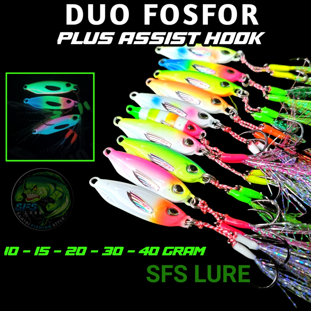 Jual MICRO JIG PLUS ASSIST HOOK FULL GID 10gram/15gram 20gram 30gram ...