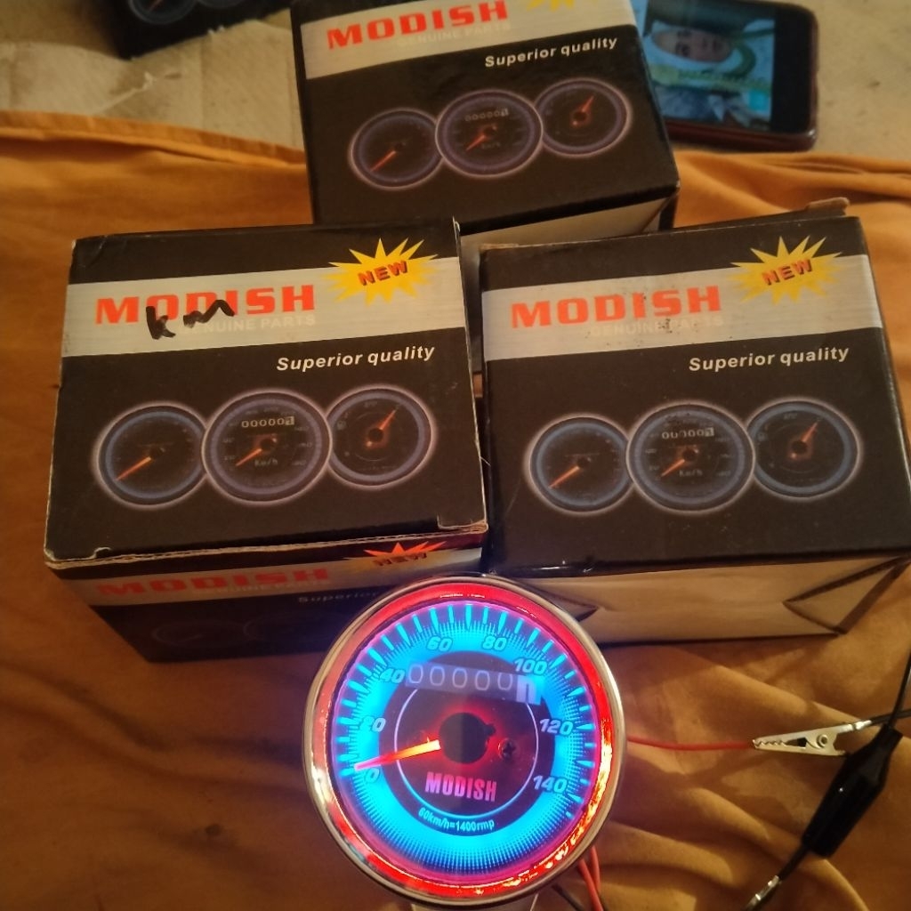 Jual original spedometer kilometer Universal merk MODISH | Shopee Indonesia