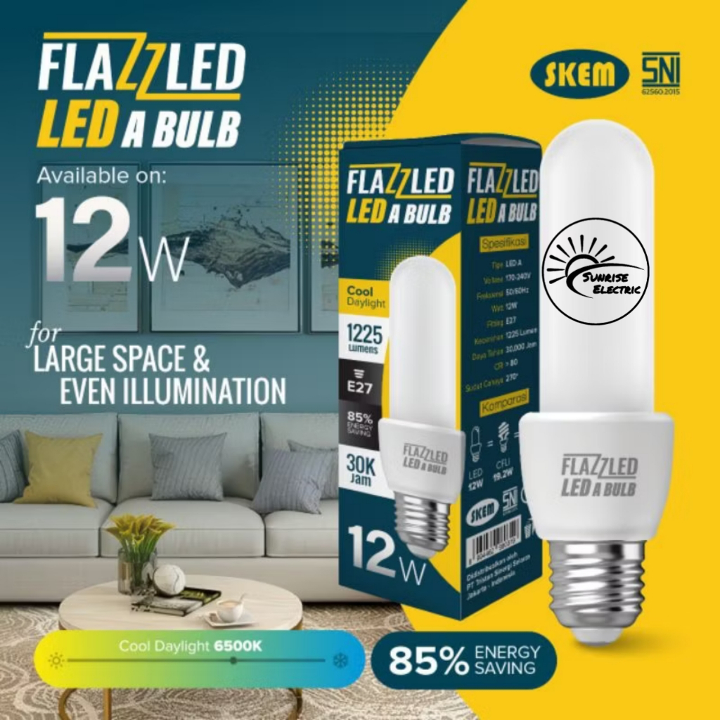 Jual Flazzled Lampu LED Stick 12 Watt Cahaya Putih | Shopee Indonesia