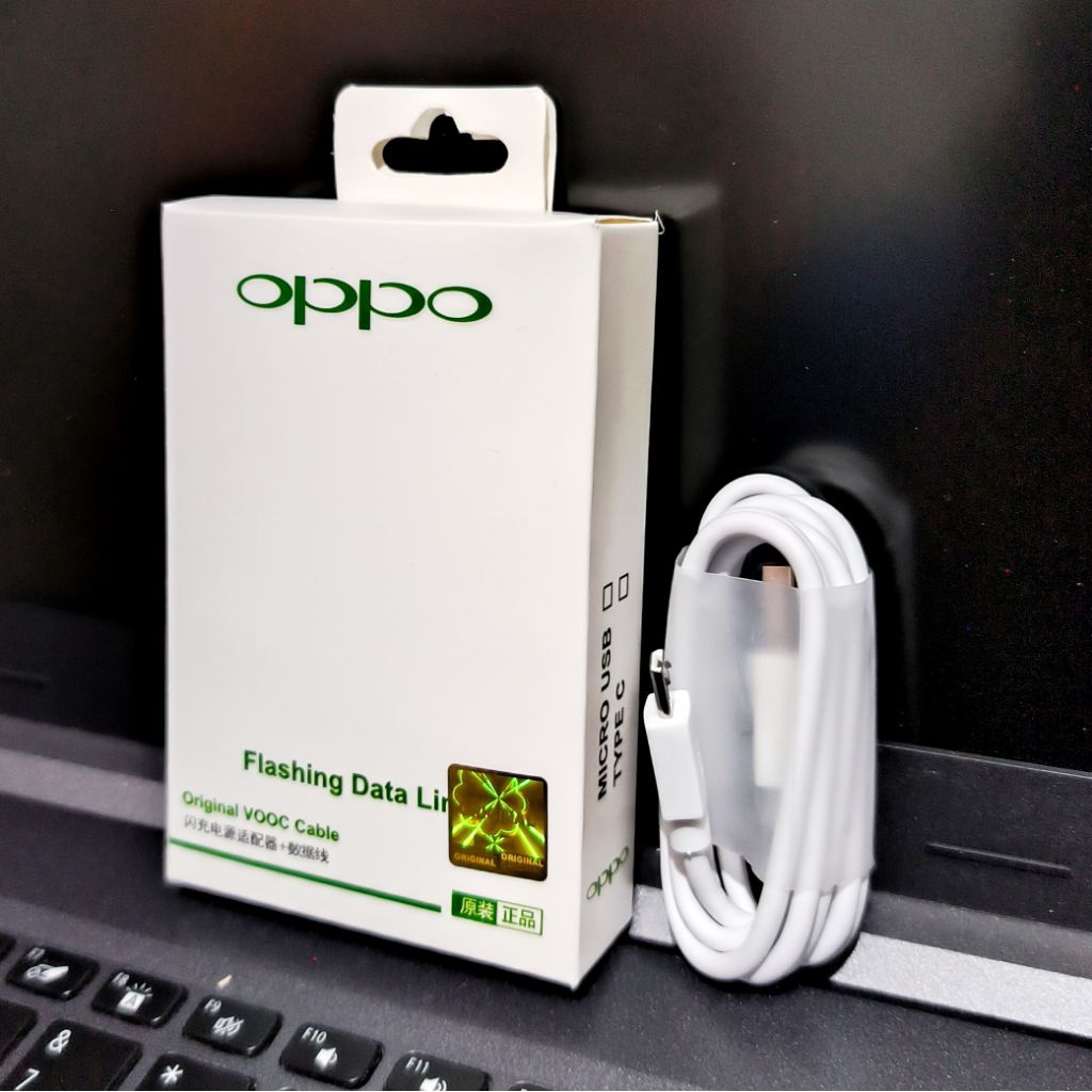 Jual Kabel Data Ori Oppo Micro Usb 2.A - Cable Charger OPPO A1K A3S A5S ...