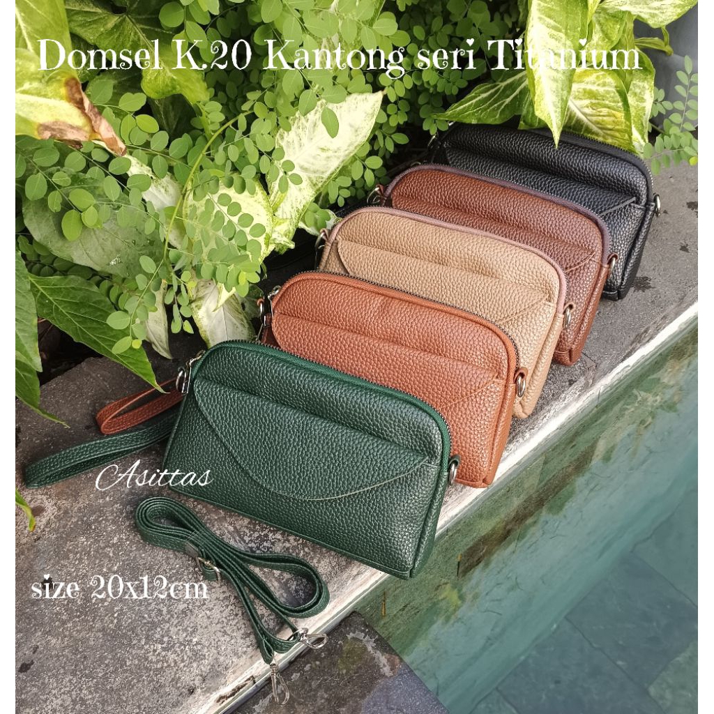 Jual Domsel 20 Kantong Depan seri Titanium, Tas Selendang, Dompet ...