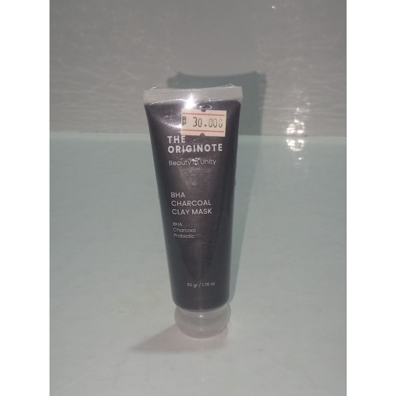 Jual The Originote BHA Charcoal clay mask 50 g | Shopee Indonesia