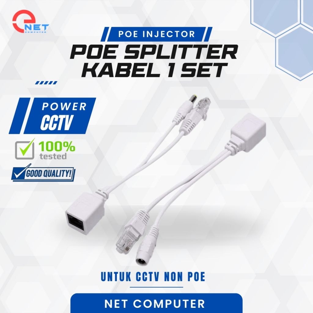Jual Kabel Poe Spliter / Kabel Poe Injector 1 Set | Shopee Indonesia