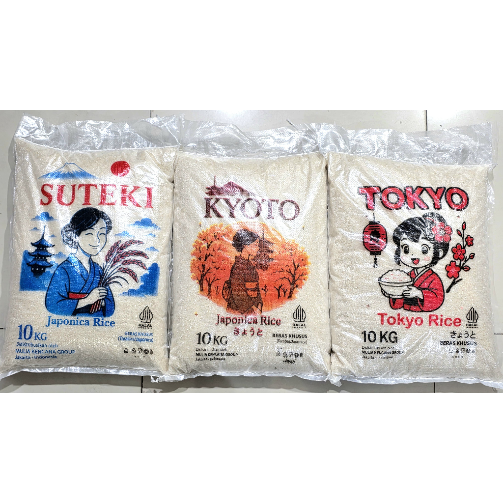 Jual BERAS JAPONICA PACKING 10 KG / BERAS SUSHI / BERAS JEPANG / BERAS ...