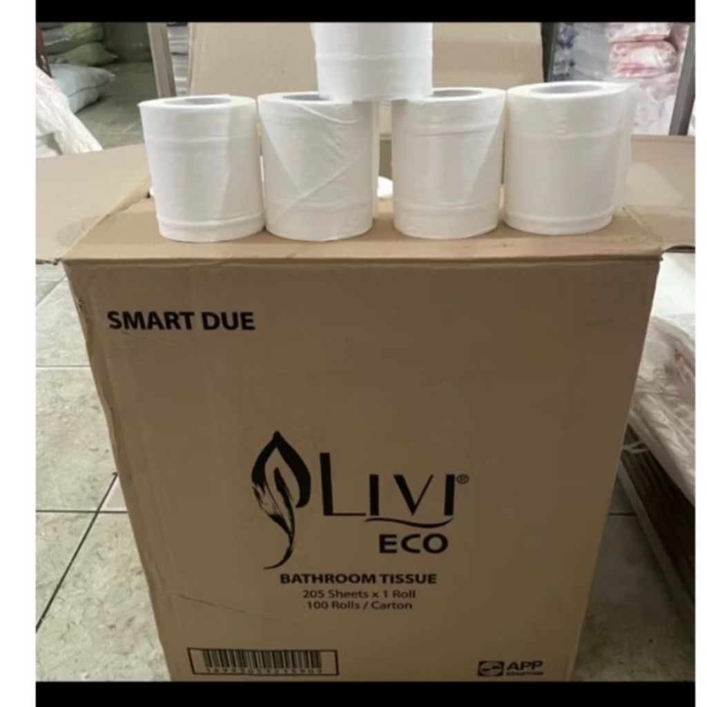 Jual Livi Smart Due Single Rol 205 Sheet / Tissue Gulung Toilet ( 1 Dus ...