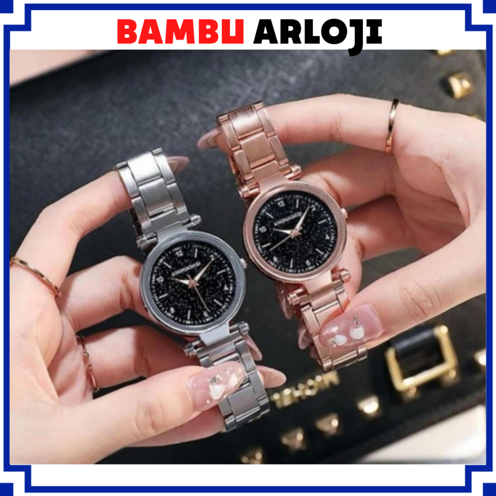 Jual BAJ Jam Tangan Wanita Bulat Analog Quartz Casual Fashion Strap ...