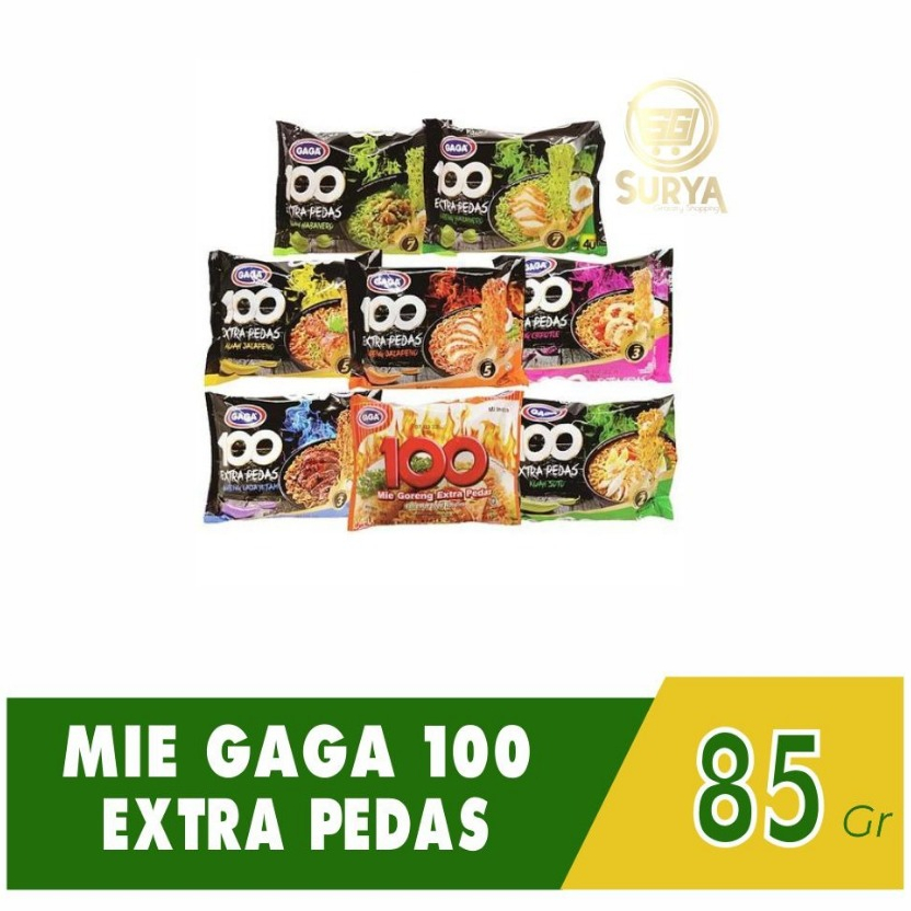 Jual Mie GAGA 100 EXTRA PEDAS - 85 GR | Shopee Indonesia