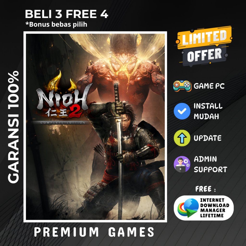 Jual Nioh 2 The Complete Edition | Game PC | Game Laptop | Game ...
