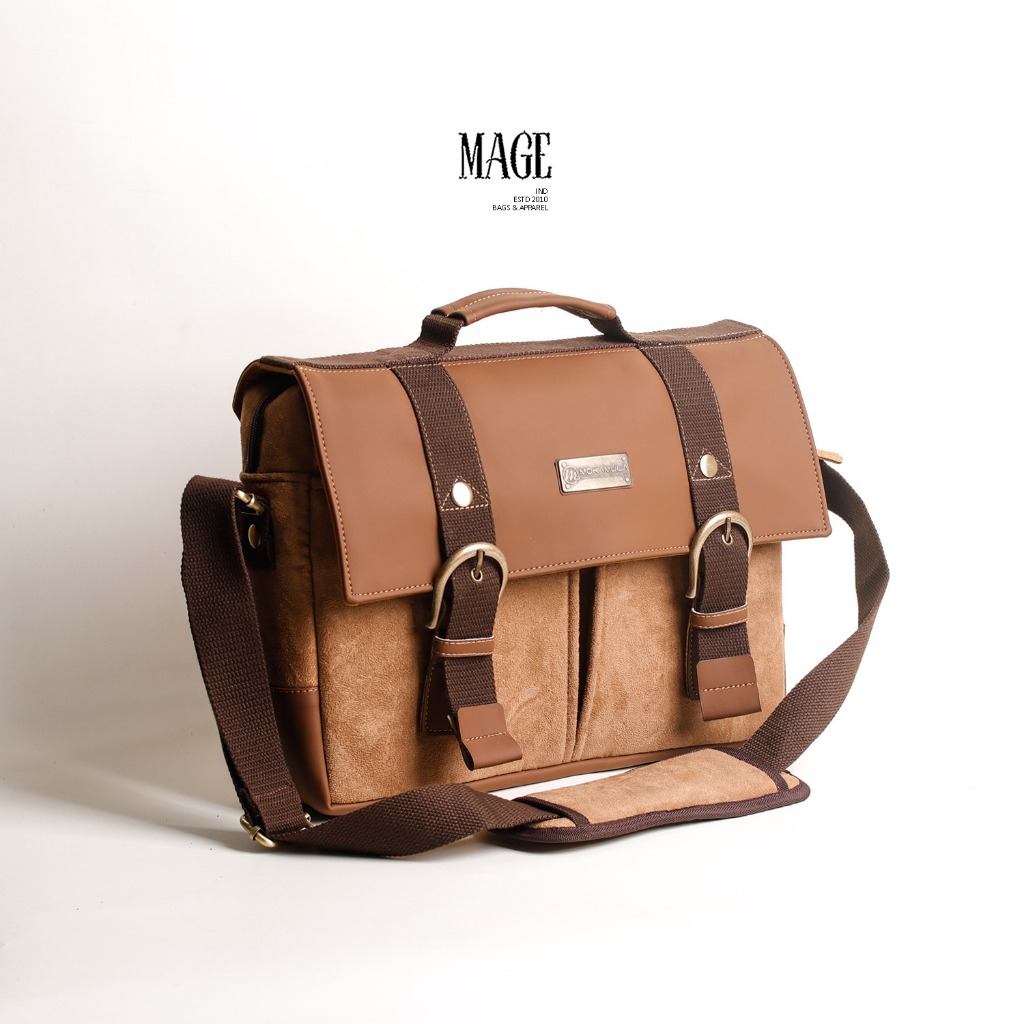 Jual MAGE Postbag Messenger Bag | Tas Selempang Pria Premium | Sling ...